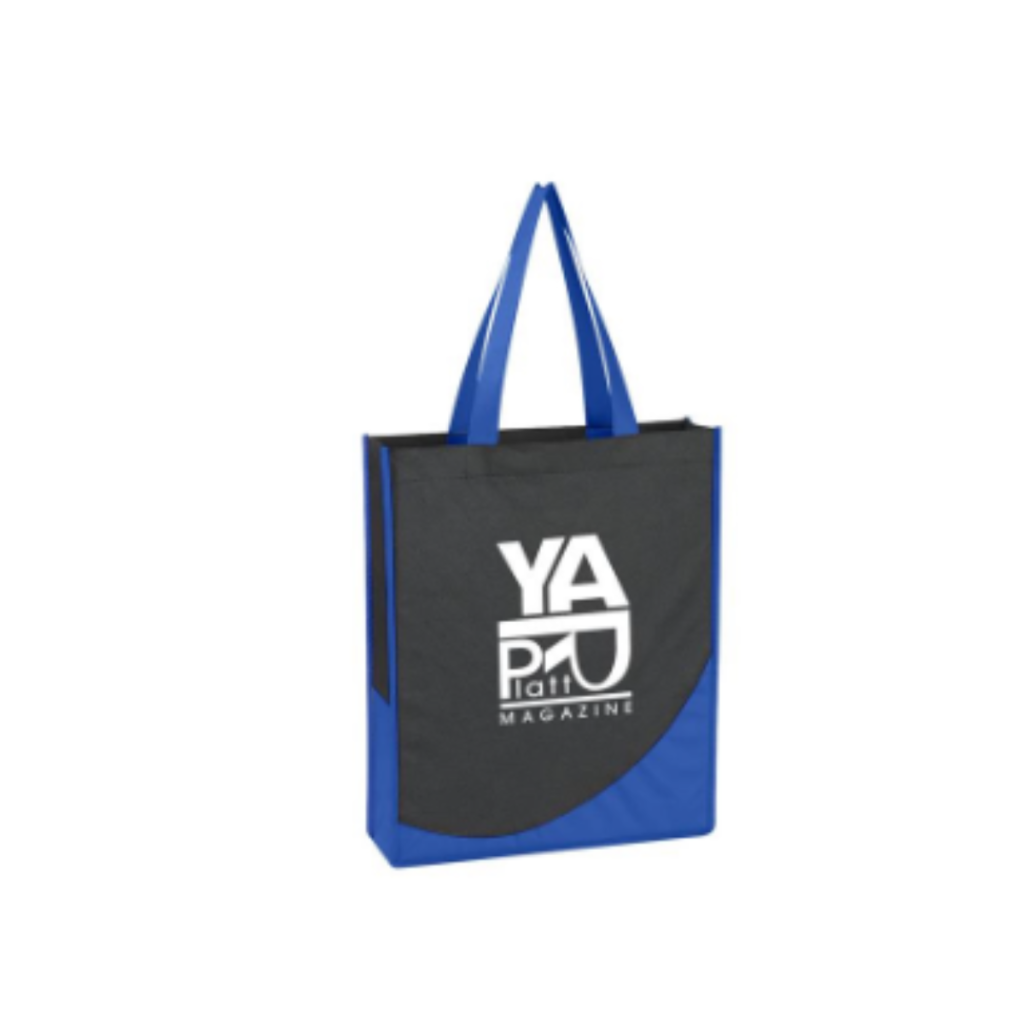 Non-Woven Tote Bag With Accent Trim - Priming USA